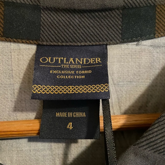 torrid | Dresses | Torrid Outlander Dress 4x 26 Tartan Plaid Shirt ...